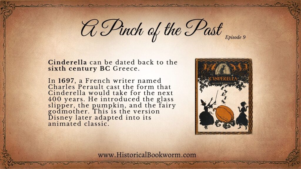 Cinderella – Historical Bookworm